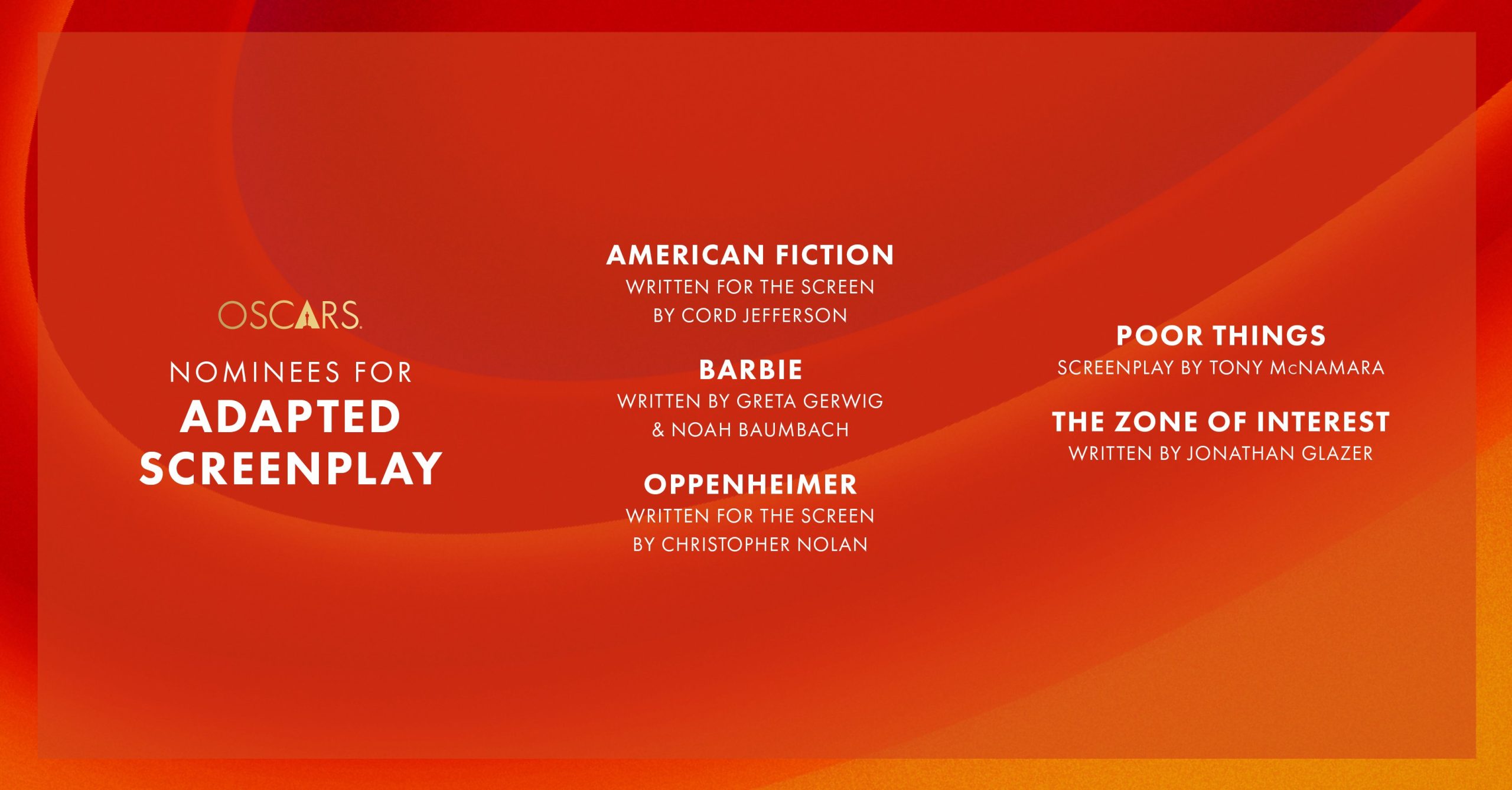 AwardsWatch - adapted screenplay